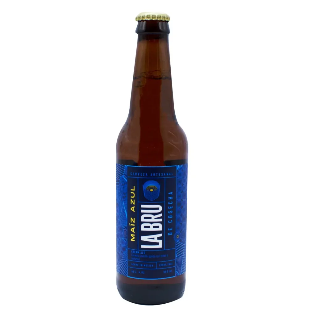 Cerveza Artesanal La Bru Maíz Azul 355ml – Michoacán de Origen